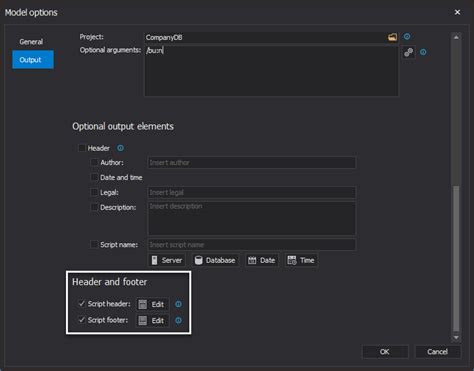 ApexSQL Model Screenshot Tour