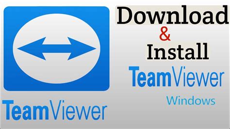 How To Download And Install Teamviewer On Windows Teamviewer Youtube