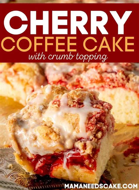 Cherry Coffee Cake With Crumb Topping Artofit