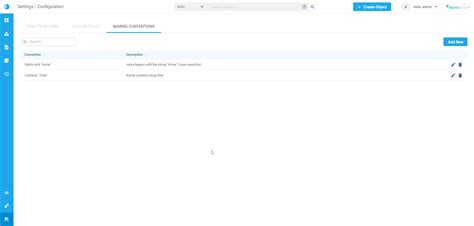 Object Naming Conventions