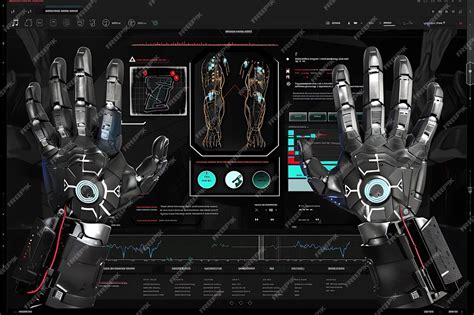 3d software suite interface layout with hands viewport of program