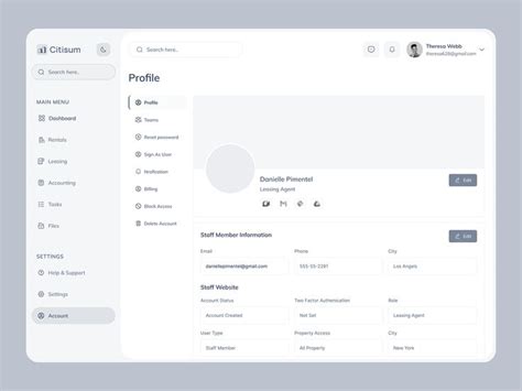 Settings Page Ui Design On Behance Ui Design Website Web Design