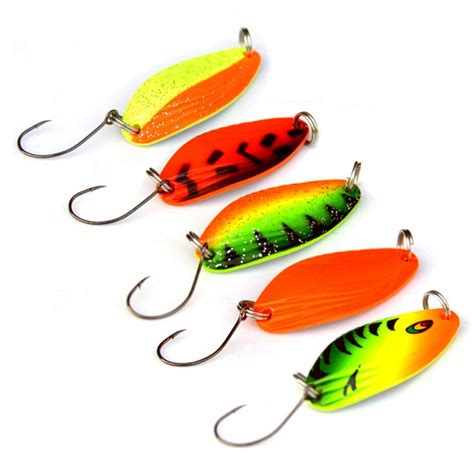 1pc5pcs 45g Metal Sequins Lure Spinner Spoon Fishing Lures Wobbler
