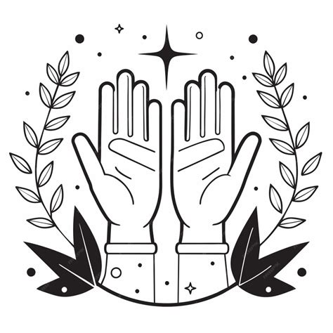 Hands Vector Illustration Flat 2 Premium Ai Generated Vector