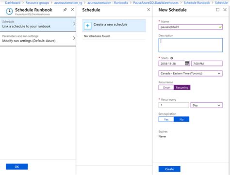 Pause Azure Sql Data Warehouses With Azure Automation · Stéphane