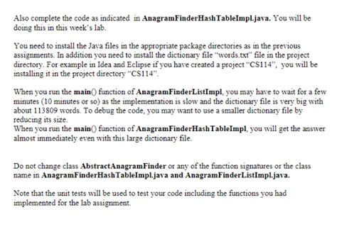 Solved An Anagram Is A Word Obtained By Reordering The Chegg Com