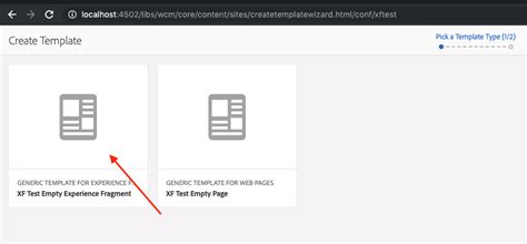 Feature Add Empty Experience Fragment Template Type To Build Experience Fragment Templates
