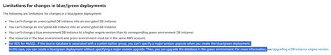 Problem With Blue Green Deployment Invalid Configuration Error AWS Re Post