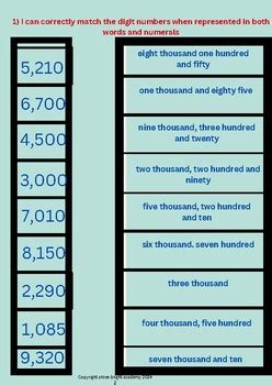 Read And Write Numbers In Words By Shine Bright Academy TPT