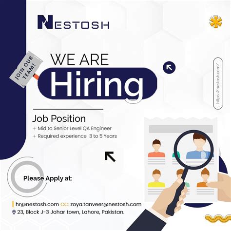 tech hired on linkedin nestosh llc is hiring for qa engineer apply at