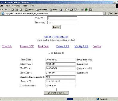 Request Bandwidth Web Interface Download Scientific Diagram
