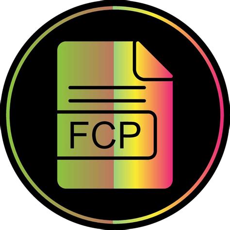 Fcp File Format Glyph Due Color Icon Design 43820320 Vector Art At Vecteezy