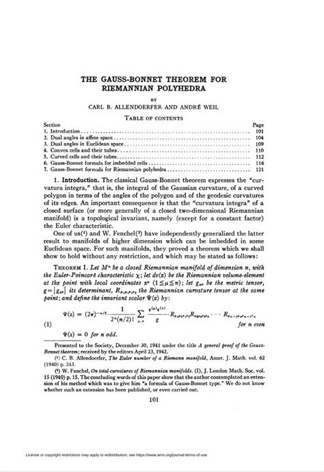 pdf the gauss bonnet theorem for riemannian polyhedra dokumen tips