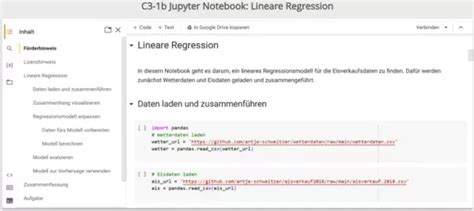 c3 1 jupyter notebook einfache lineare regression mit sklearn hubbs
