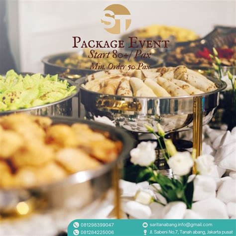 Paket Event Sari Tanabang Catering Bridestory