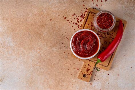 Traditional Korean Fermented Red Chili Pepper Paste Gochujang Stock Illustration Illustration