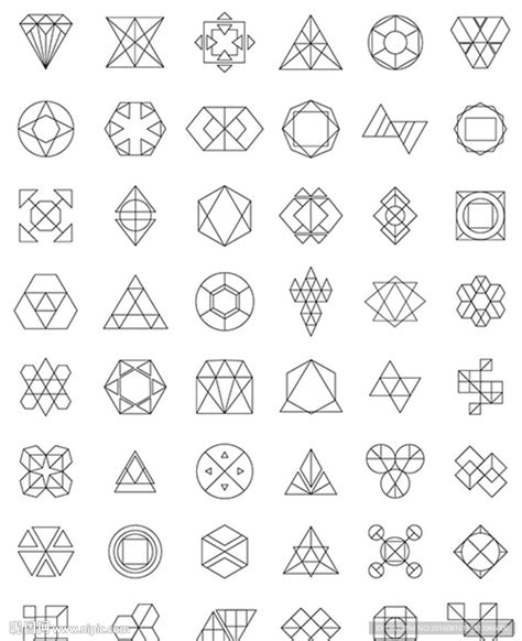 几何图形合集设计图 广告设计 广告设计 设计图库 昵图网