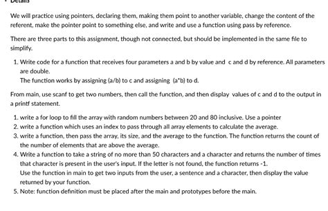 Solved We Will Practice Using Pointers Declaring Them Chegg Com