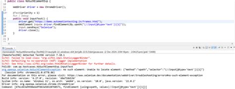 Understanding No Such Element Exception In Selenium Browserstack