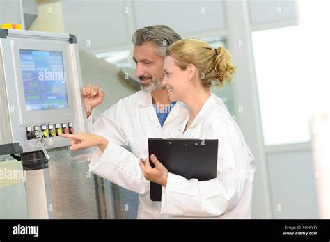 Monitoring The Computer Screen Stock Photo Alamy
