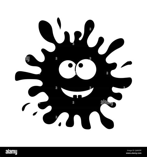 Blob Character With Emotion Isolated Vector Illustration Stock Vector Image And Art Alamy