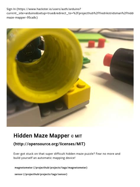 Hidden Maze Mapper Arduino Project Hub Pdf Computer Engineering