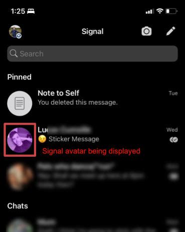 Signal Desktop Displaying IOS System Contact Photos Even Though Use System Contact Photos Is