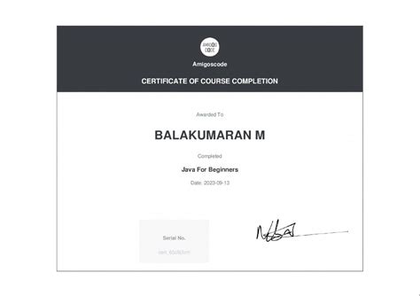 Balakumaran Manokaran On Linkedin Java Learning Course