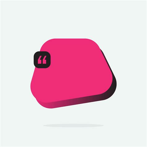 Quote Box Frame Quote Box Icon Texting Quote Box Blank Template Quote Text Info Design Box