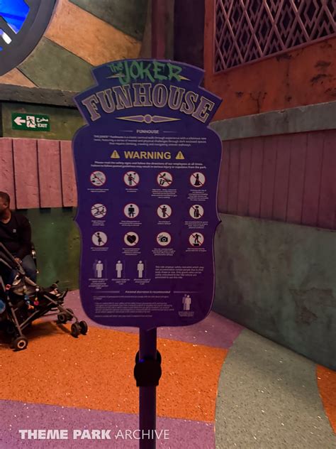 The Joker Funhouse At Warner Bros World Abu Dhabi Theme Park Archive