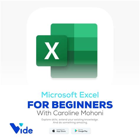 Learn Microsoft Excel With Caroline Paul Mohoni Cisa For Beginners Vide App Posted On The