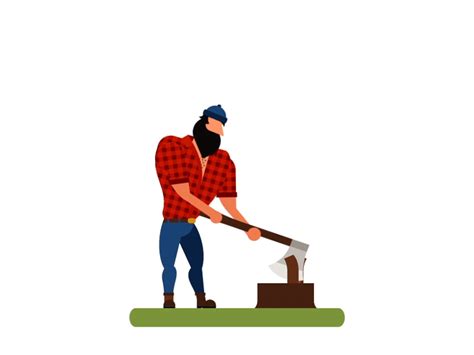 Lumberjack Lumberjack Canvas Animation Design