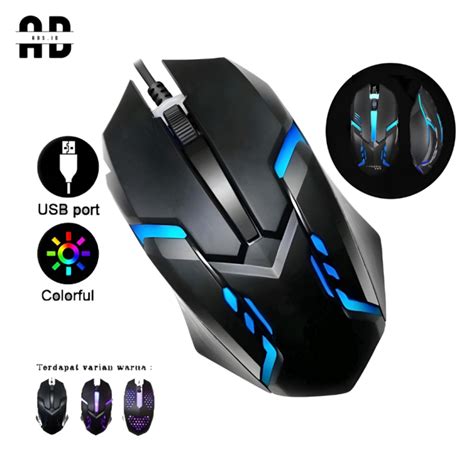 Abs Mouse Kabel Gaming X1 Ifox Led Cable Mouse Game Rgb Colorful 7 Led Light Mouse Komputer