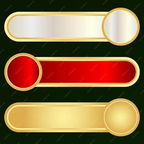 장식적인 럭셔리 골든 아랍 이슬람 배너 제목 프레임 배경 금 텍스트 박스 클리파트 세트 프리미엄 벡터