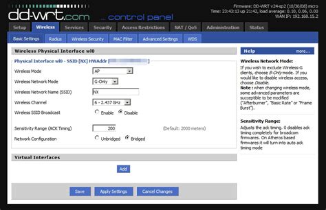 Tuning DD WRT To Use With Linksys WRT G Hana Sarah S Freeware Blog