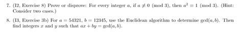 solved 7 12 exercise 8 prove or disprove for every