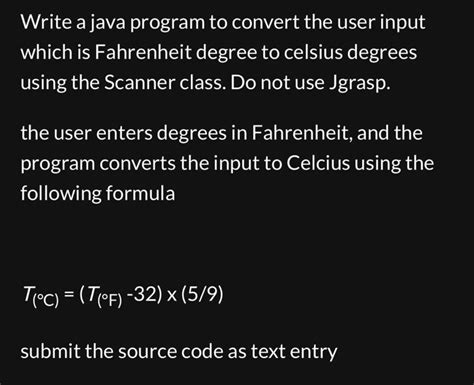 Solved Write a java program to convert the user input which | Chegg.com