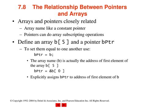 Chapter 7 Pointers Outline 71 Introduction Ppt Download