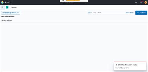 Stack Monitoring Error Fetching Alert Status Kibana Discuss The Elastic Stack