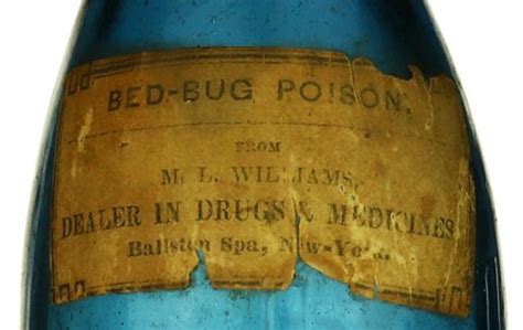 Detail Of The Bed Bug Poison Label From M L Wiliams Dealer In Drugs