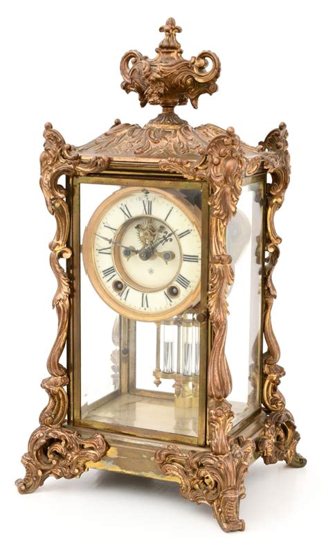 Lot Ansonia Clock Co Viscount Mantel Clock