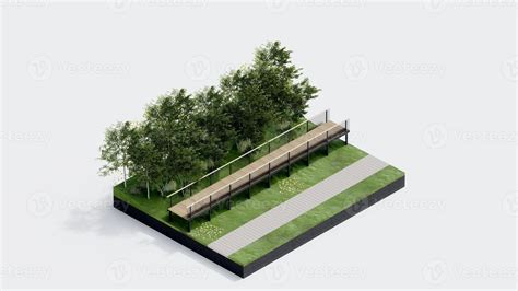Environment Isometric Park Nature Isometric Environmental Sustainable