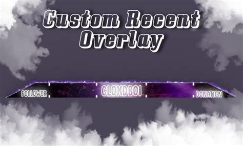 Create A Custom Recent Follower Subscriber And Donation Overlay By