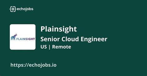 Plainsight Is Hiring Senior Cloud Engineer Usd 156k 176k Remote Grpc Go Terraform Gcp