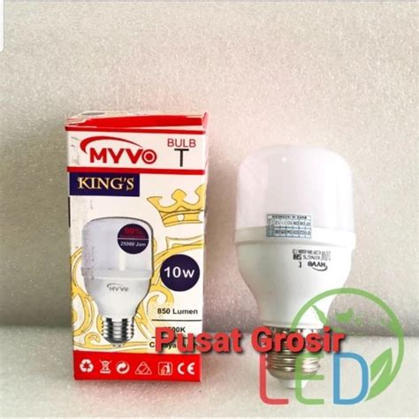 Jual Lampu Led Myvo King Watt W Cahaya Putih K Cahaya Kuning K Garansi Tahun