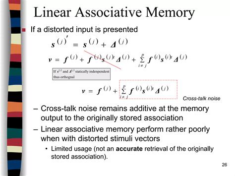 Artificial Neural Network Lecture 6 Associative Memories And Discrete