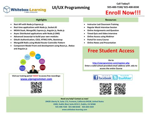 training program for ui ux programming connecting people in san ramon