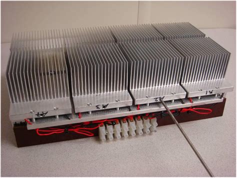 A Thermoelectric Power Generator Assembly Designed For Eight Modules
