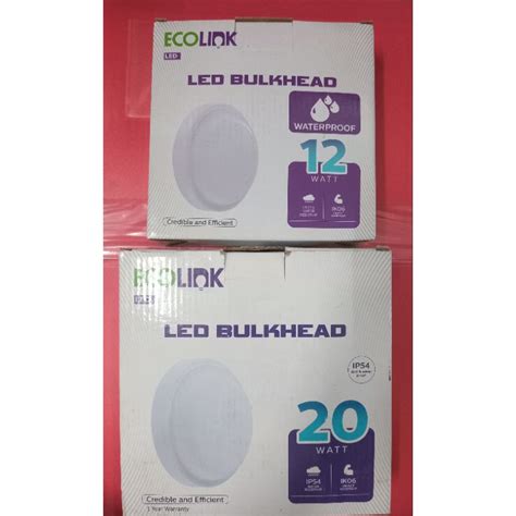 Jual Ecolink Led Bulkhead 12 Watt 20 Watt Shopee Indonesia