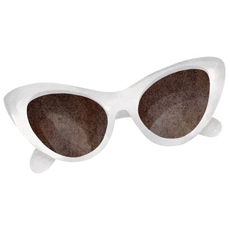 Watercolor Sunglasses Clip Art 23323727 Png